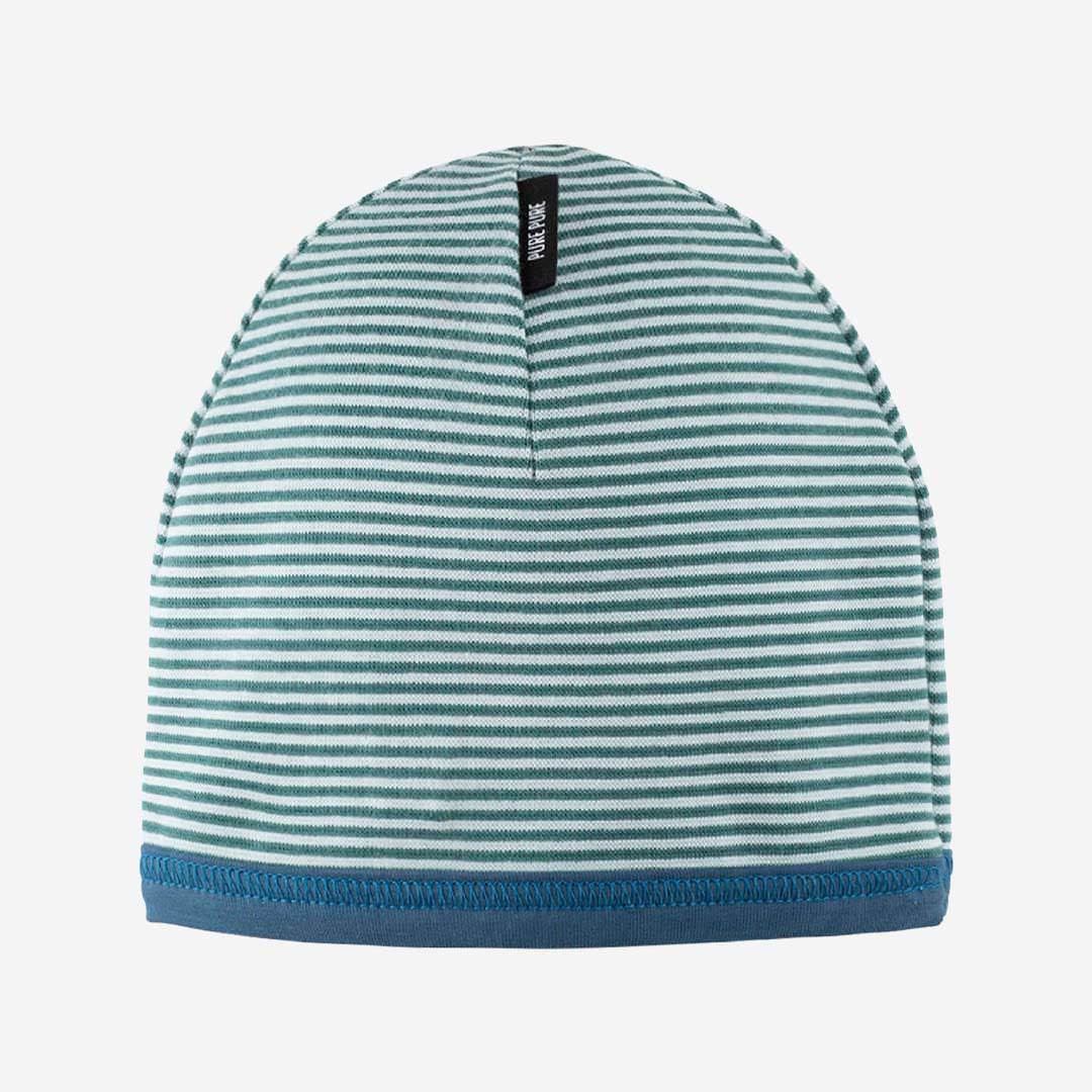 Beanie Mütze von Pure Pure by Bauer aus Bio-Baumwolle in smoke green ...
