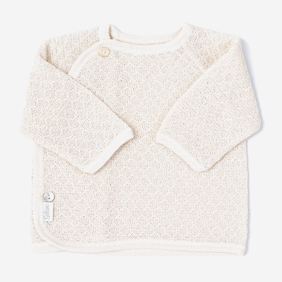 Baby Mütze von Selana aus Seide in natur | Lila Lämmchen Onlineshop