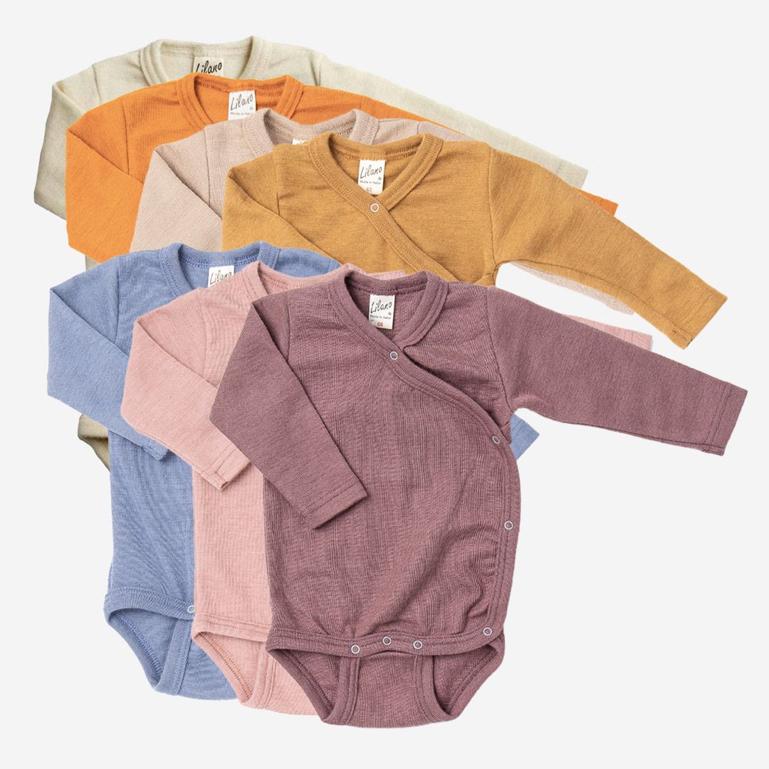 Wickelbody von Lilano aus Wolle/Seide | Lila Lämmchen Onlineshop