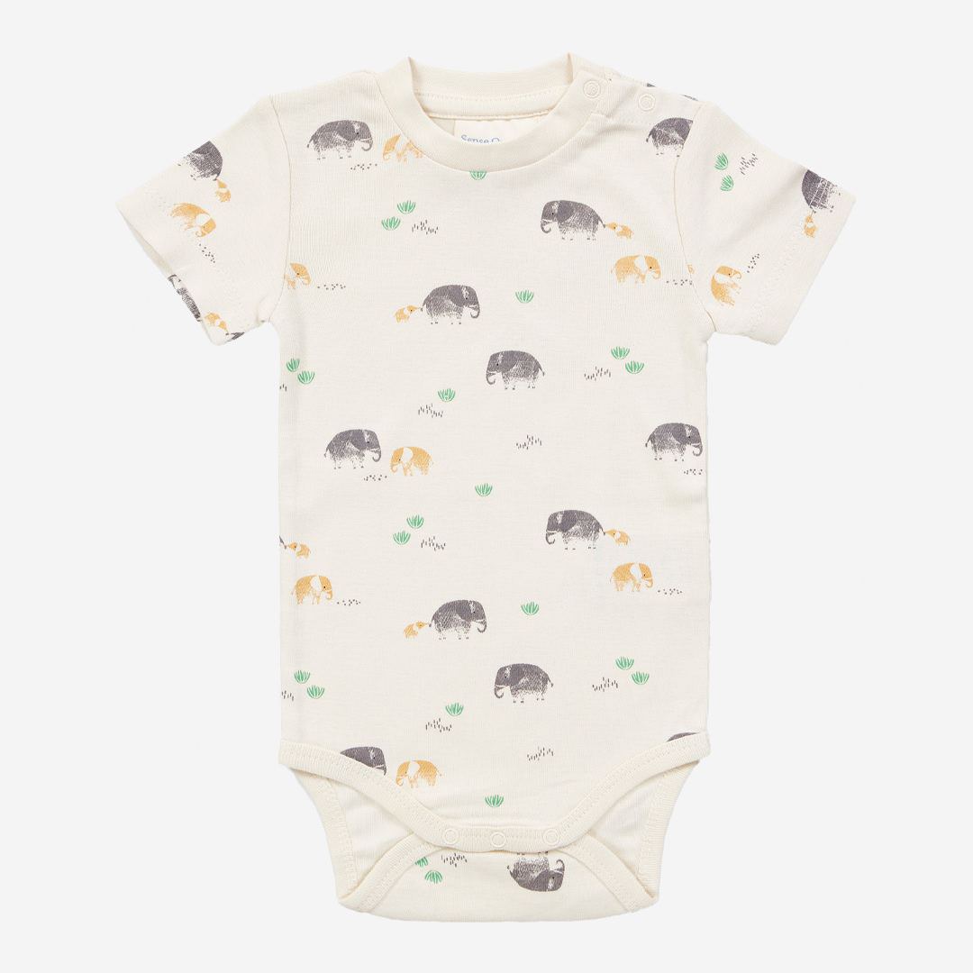 Baby Body Varin von Sense Organics aus Bio-Baumwolle in safari animal ...